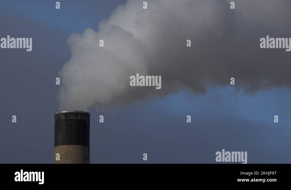 Power station chimney stack smoke Stock Videos & Footage - HD and 4K ...