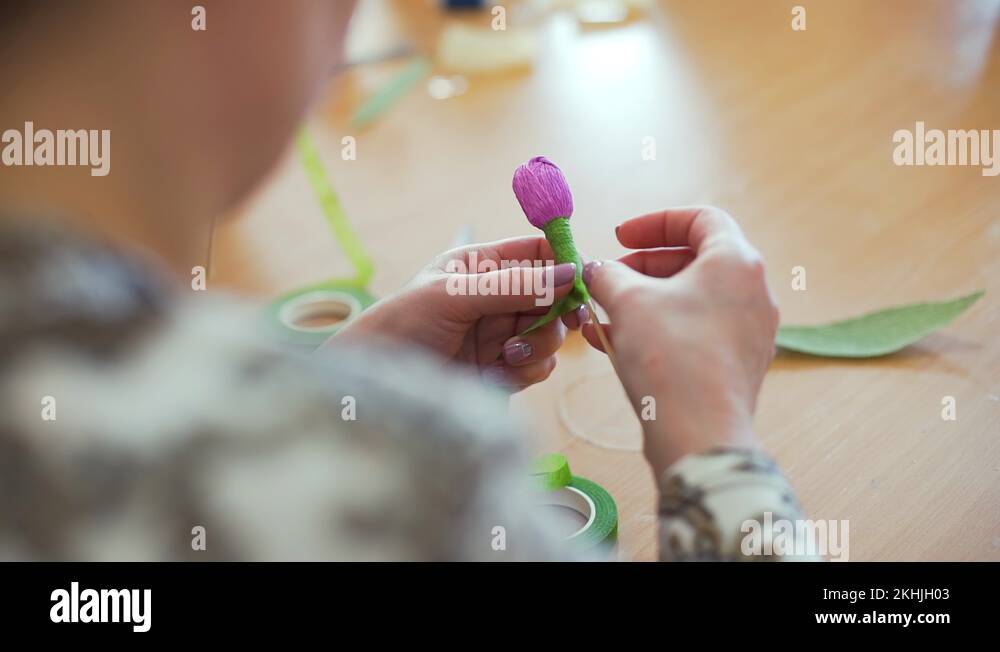 Artificial flower making Stock Videos & Footage - HD and 4K Video Clips ...