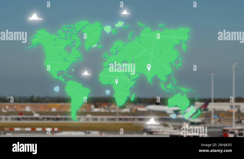 3d airplane routes world map Stock Videos & Footage - HD and 4K Video ...