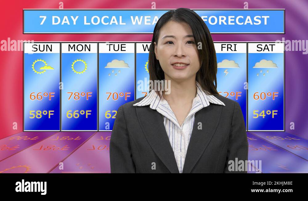 Weather report weatherman Stock Videos & Footage - HD and 4K Video ...