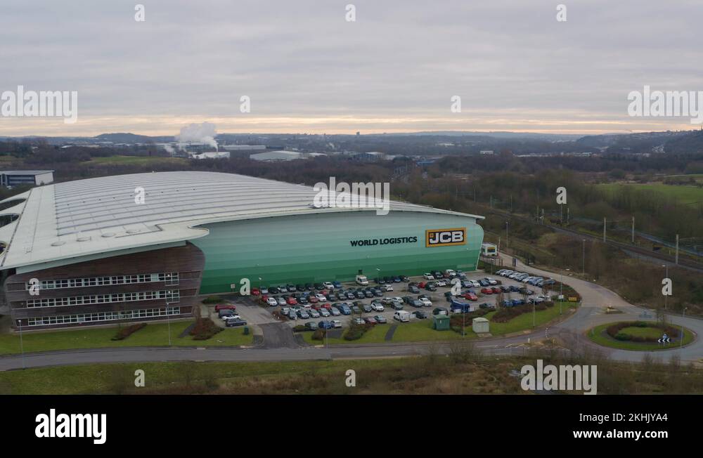 Stunning aerial footage of JCB Worldwide Logistics in the Midlands ...