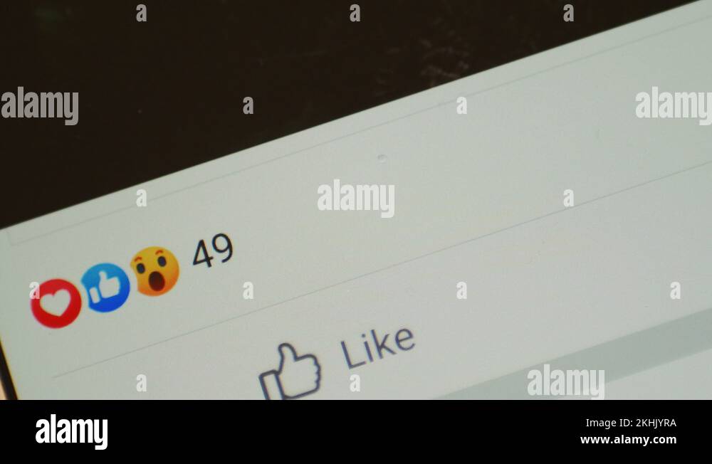 facebook messenger emoticons, emoji Stock Video Footage - Alamy