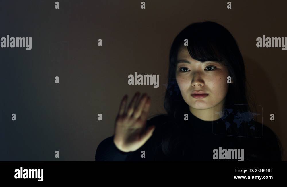 Communication network concept. GUI (Graphical User Interface). System ...