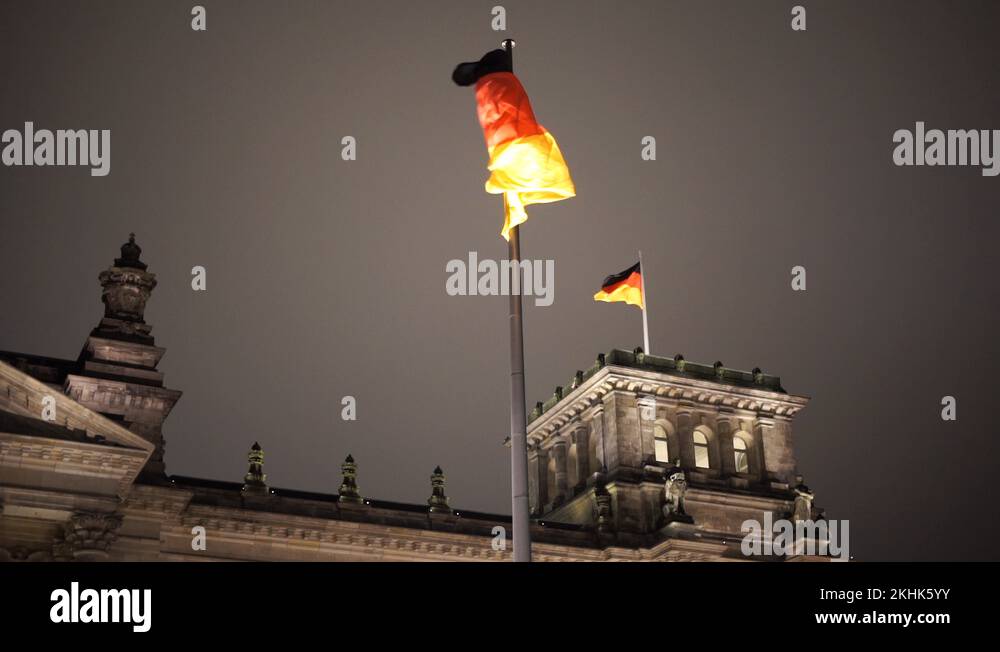 German flag on reichstag building Stock Videos & Footage - HD and 4K ...