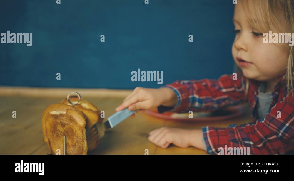 Toddler with a fork Stock Videos & Footage - HD and 4K Video Clips - Alamy
