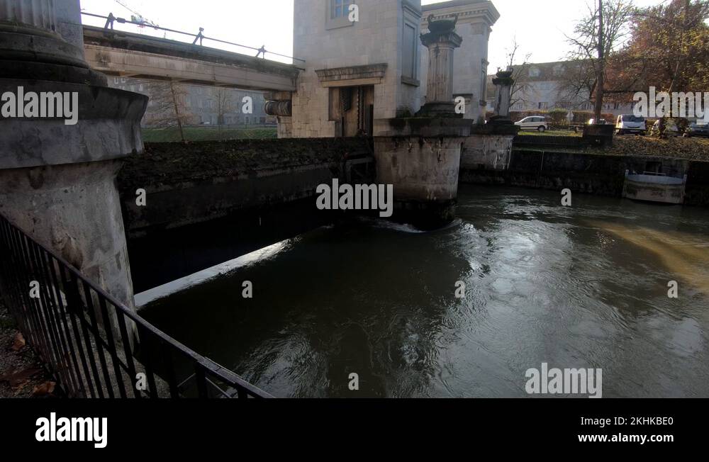 Water flowing under concrete footbridge Stock Videos & Footage - HD and ...