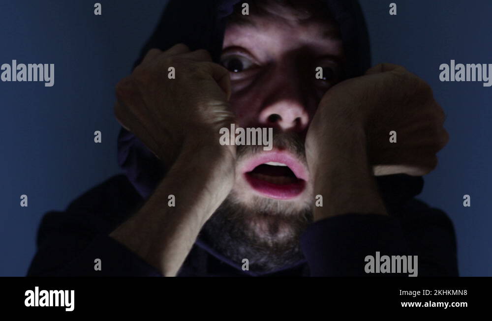 Terrified man face Stock Videos & Footage - HD and 4K Video Clips - Alamy