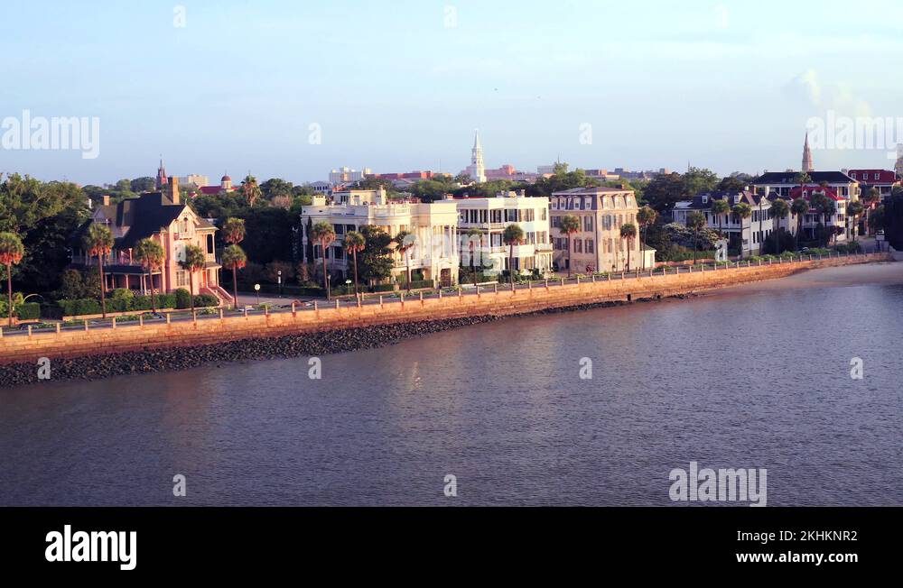 Charleston historic waterfront battery Stock Videos & Footage - HD and ...