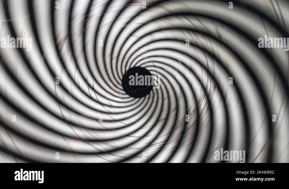 Black and White Hypnotic swirl hypnotic circle lines Stock Video ...
