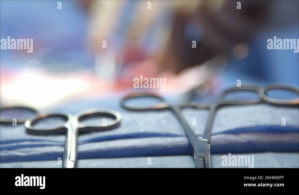 Surgery In Operating Room 4k Close 3 Stock Video Footage - Alamy