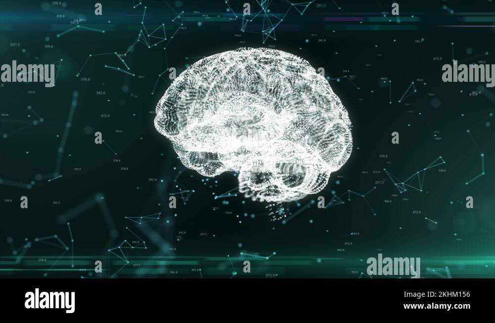 AI Artificial intelligence digital brain bid data deep learning computer machine Stock Video ...