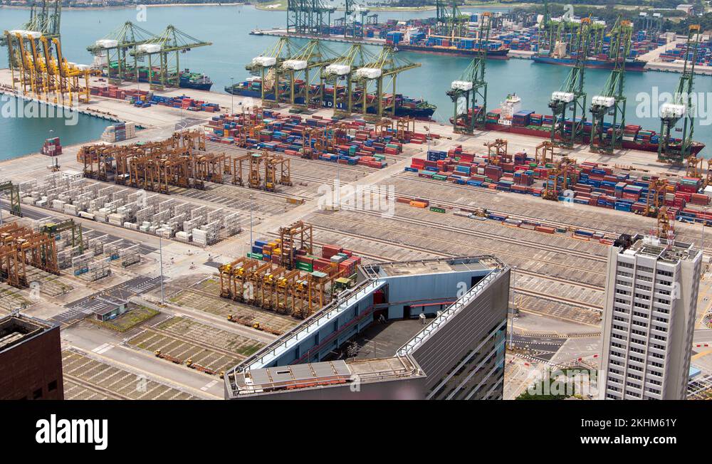 Container port logistics Stock Videos & Footage - HD and 4K Video Clips ...