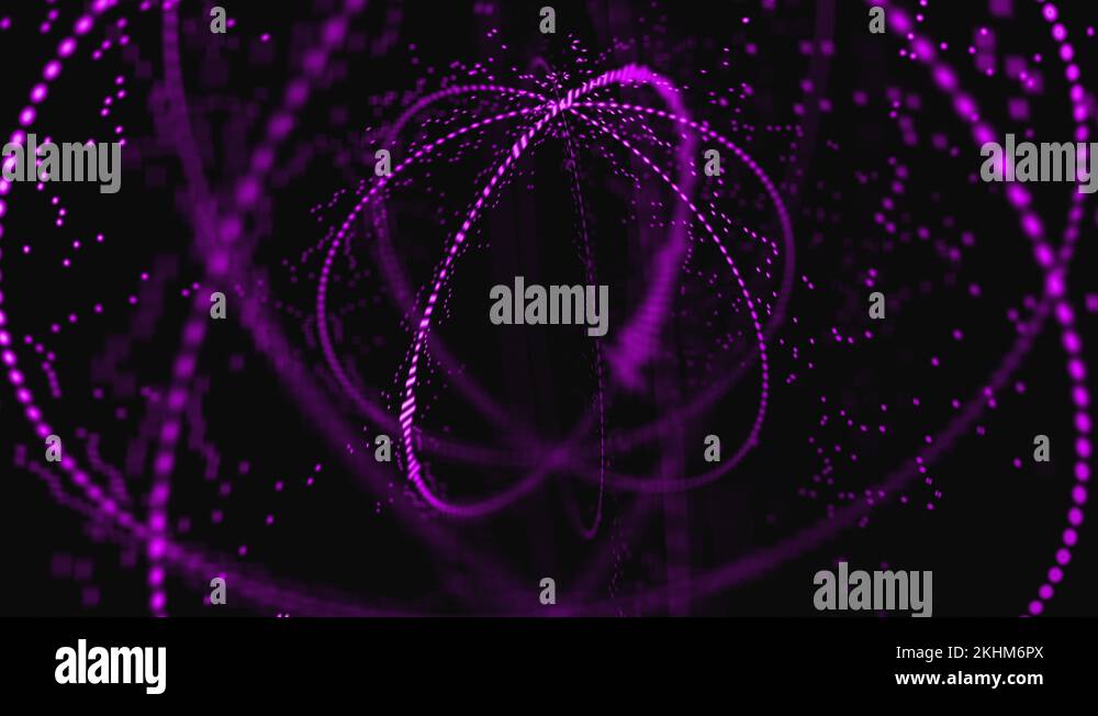 Sound waves spectrum. Music Animation. Background for VJ performance ...