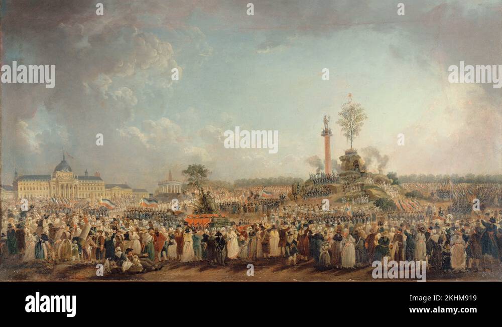 Feast of the Supreme Being, after the French Revolution, cinemagraph ...