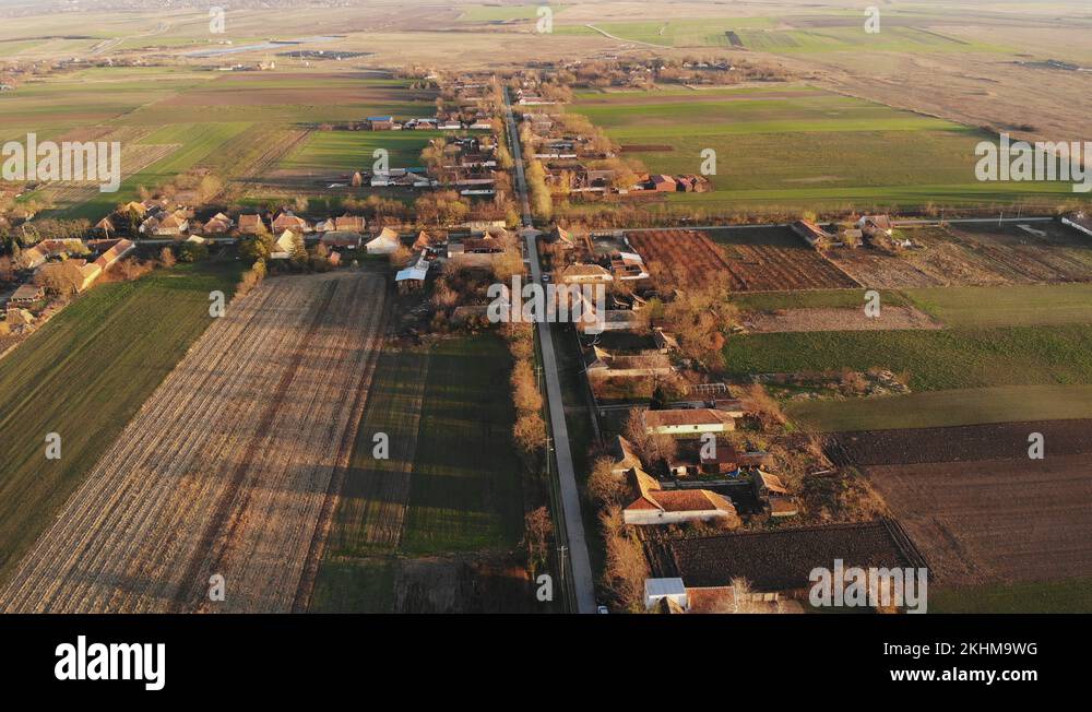 Village field street aerial Stock Videos & Footage - HD and 4K Video ...