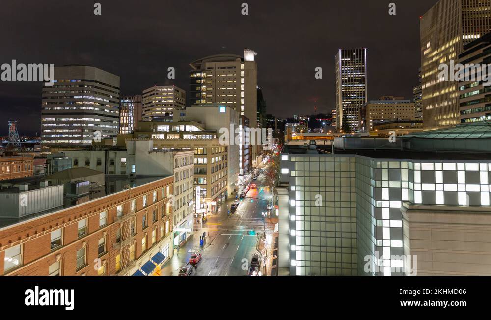 Portland oregon street scene Stock Videos & Footage - HD and 4K Video ...