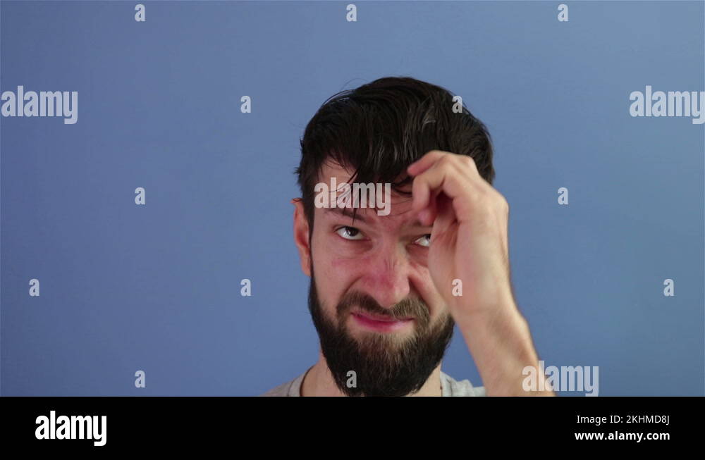 Messy hair man Stock Videos & Footage - HD and 4K Video Clips - Alamy