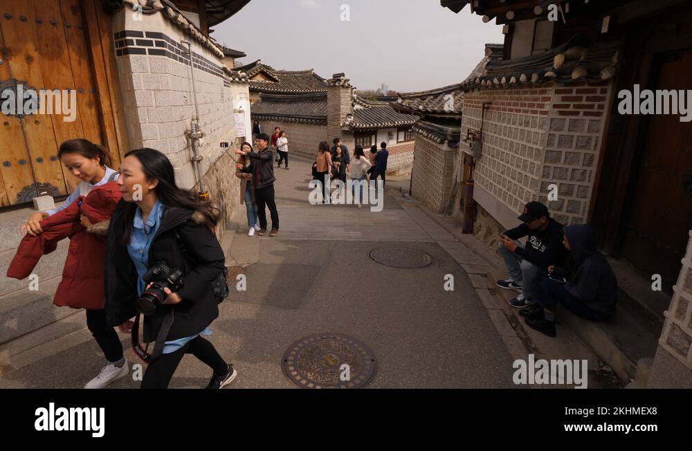 Bukchon hanok village people Stock Videos & Footage - HD and 4K Video ...