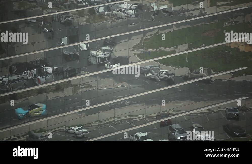 Qatar, Doha Corniche, Reflection Traffic, Modern Corporate Business ...