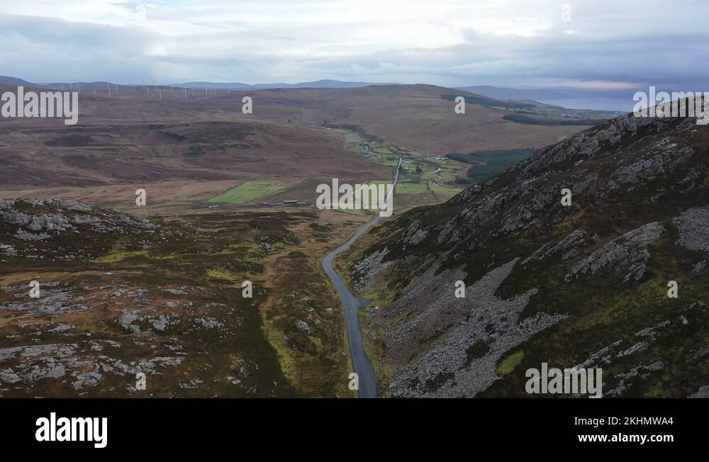 Gap of Mamore, Inishowen Peninsula in County Donegal - Republic of ...