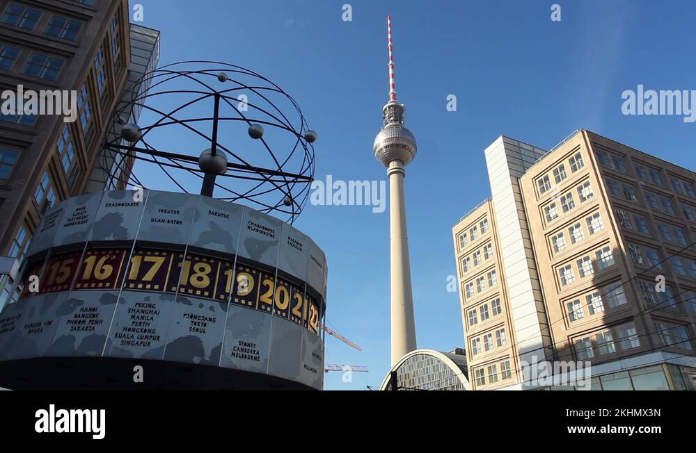 Berlin clock tower Stock Videos & Footage - HD and 4K Video Clips - Alamy