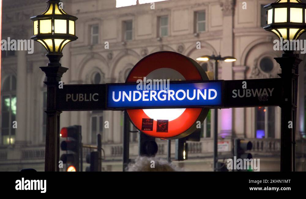 Underground traditional subway tube sign Stock Videos & Footage - HD ...