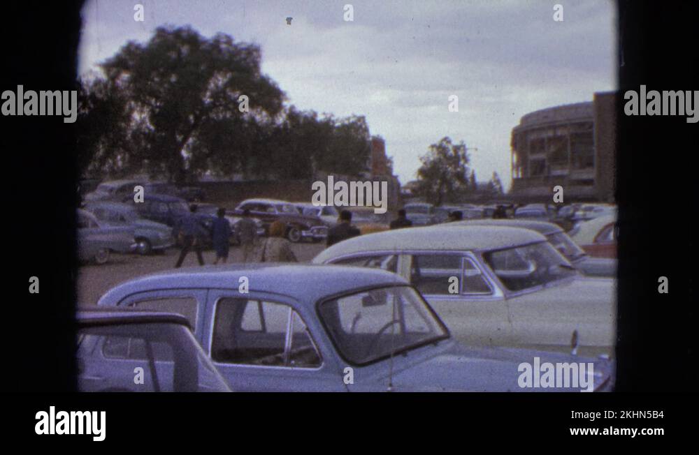 ACAPULCO MEXICO-1962: It Is The Car Parking Many Of The Cars Are In The ...
