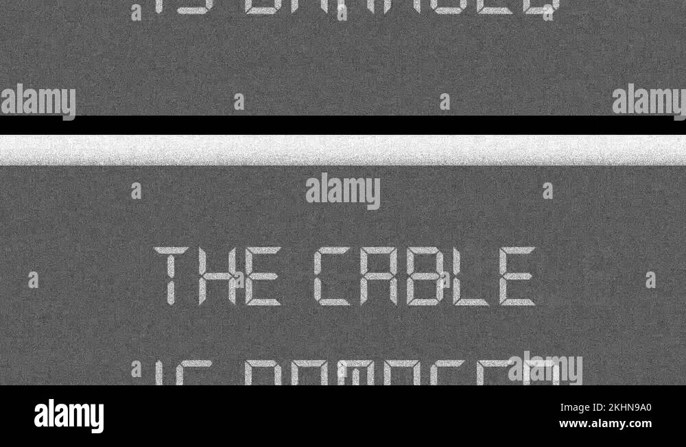 Cable damage Stock Videos & Footage - HD and 4K Video Clips - Alamy