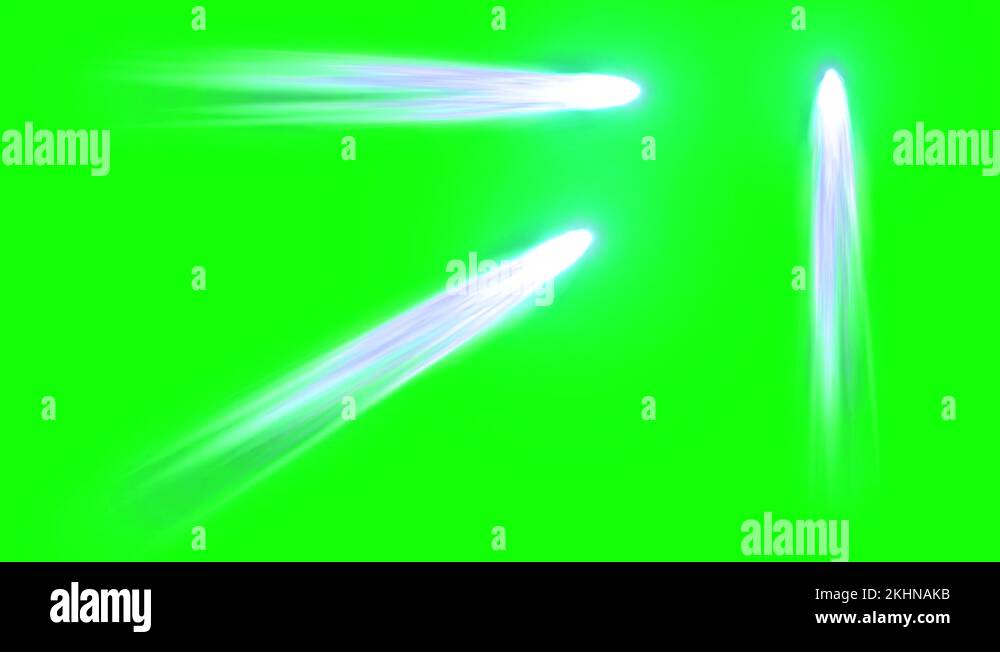 Shining light beams motion graphics with green screen background Stock ...