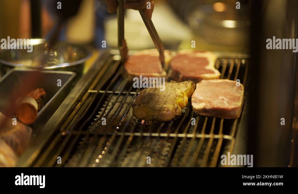 goat meat grill Stock Video Footage - Alamy