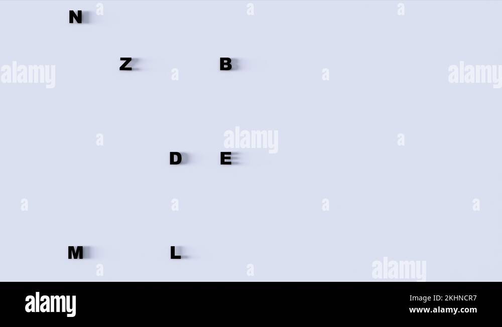 3d square letters Stock Videos & Footage - HD and 4K Video Clips - Alamy