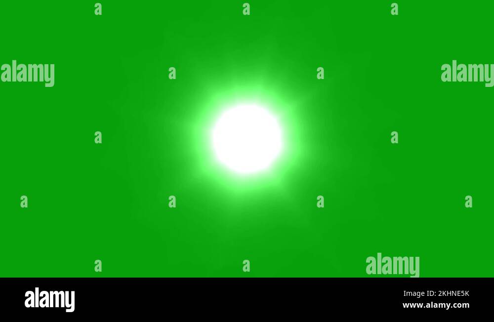 Flicker flare motion graphics with green screen background Stock Video Footage - Alamy