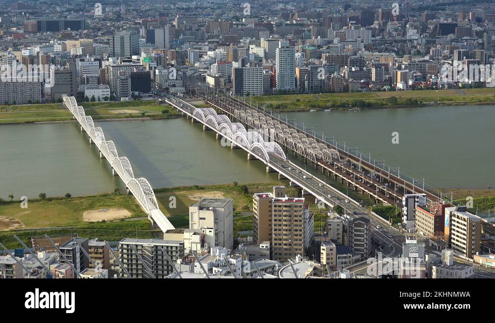 Japan osaka birds eye view Stock Videos & Footage - HD and 4K Video ...