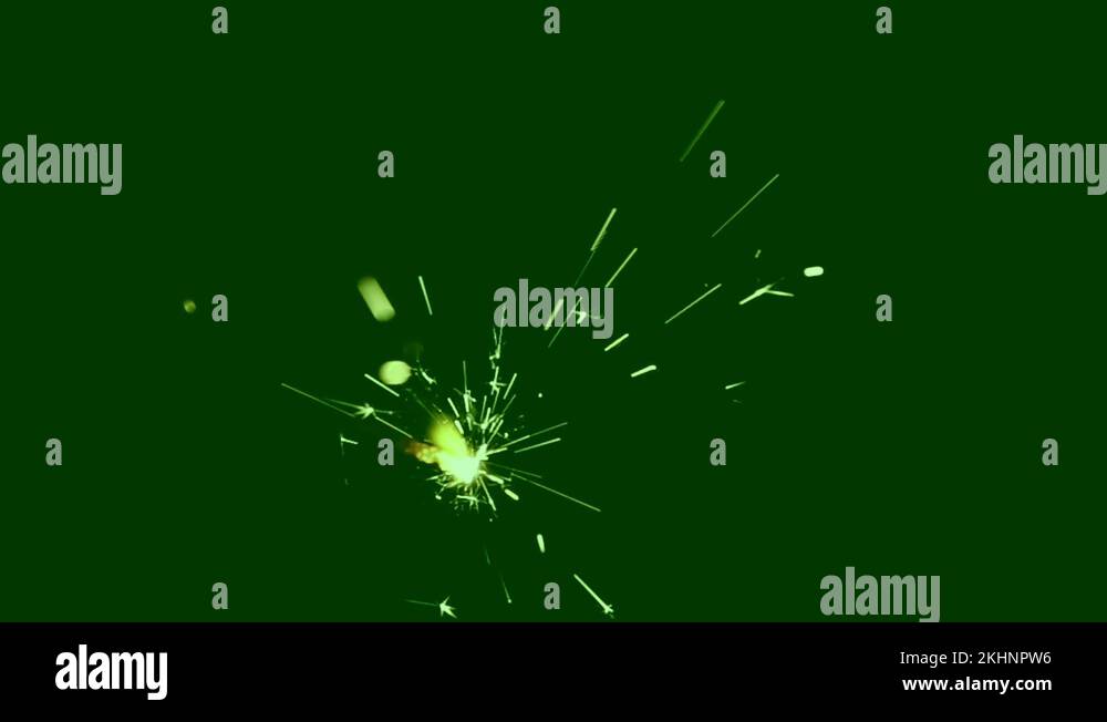 Burning fire cracker motion graphics with green screen background Stock ...