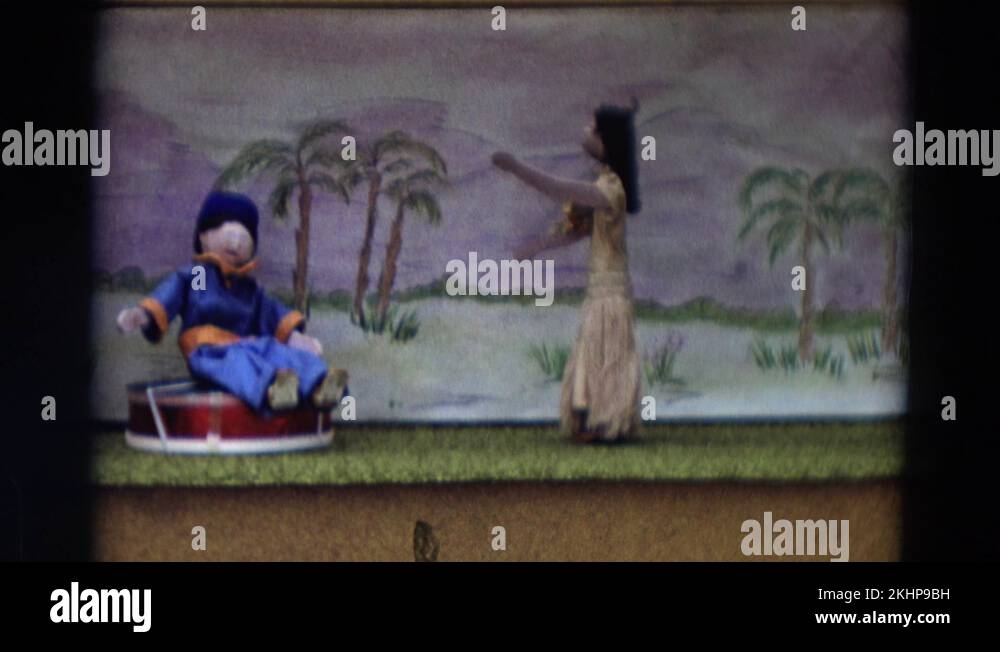 LAHAINA MAUI HAWAII-1968: Two Puppet Characters A Seated Male And A ...