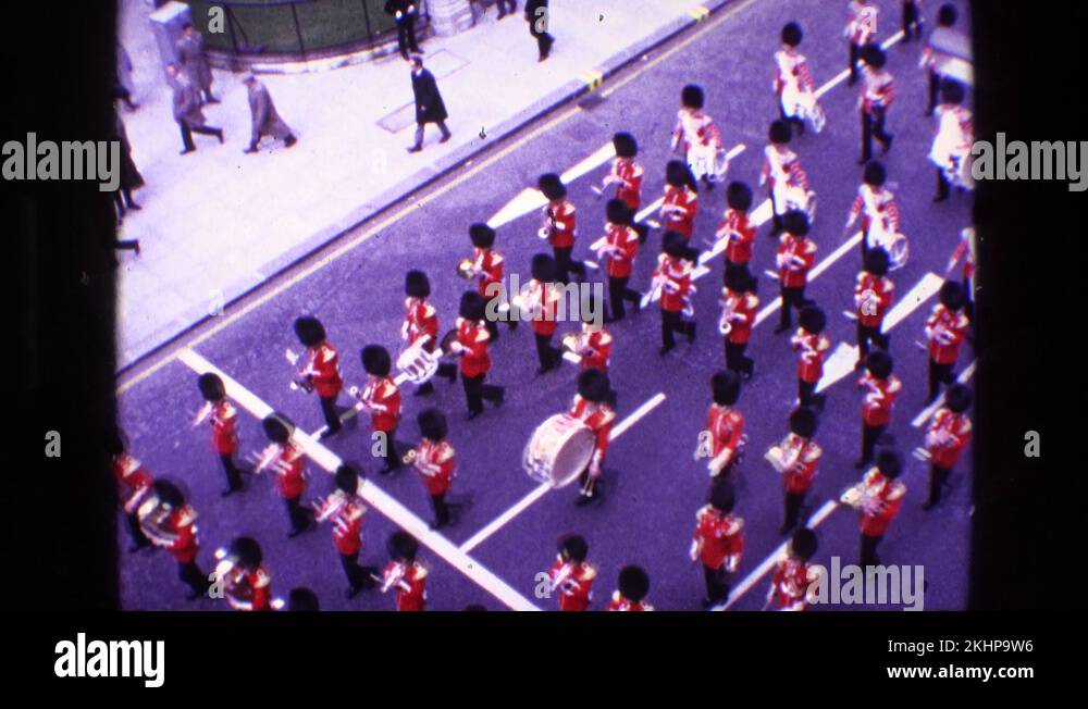 IRELAND-1969: A Uniformed Band Marching In A Parade Stock Video Footage ...