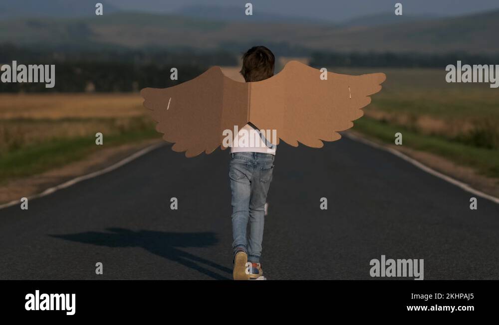 Boy angel wings flying Stock Videos & Footage - HD and 4K Video Clips ...