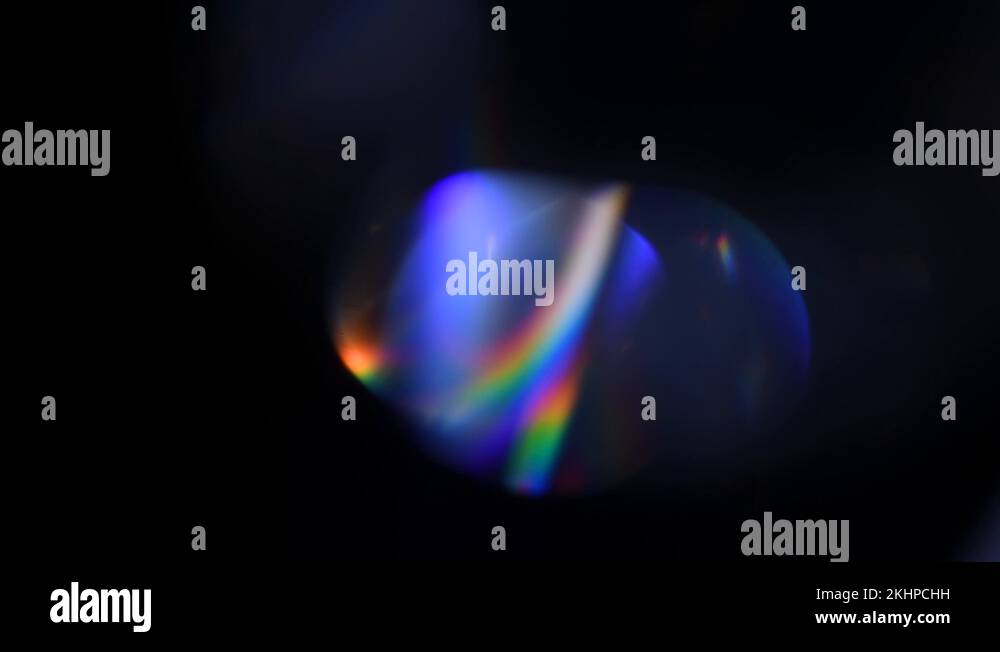 Lens Flare, Abstract Bokeh Lights Moving. Leaking Reflection of a Glass ...