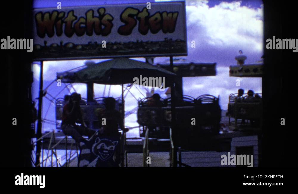 FORT WAYNE INDIANA-1976: Spinning Carnival Ride With Multiple Arms And ...