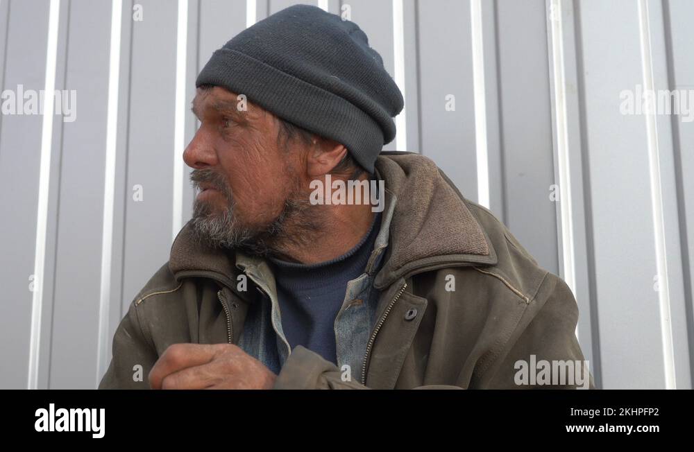 Homeless man face Stock Videos & Footage - HD and 4K Video Clips - Alamy