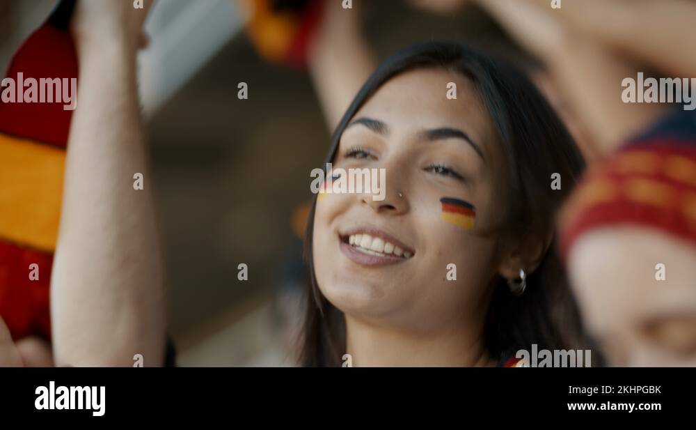 A crowd of fans at a german soccer game Stock Videos & Footage - HD and ...