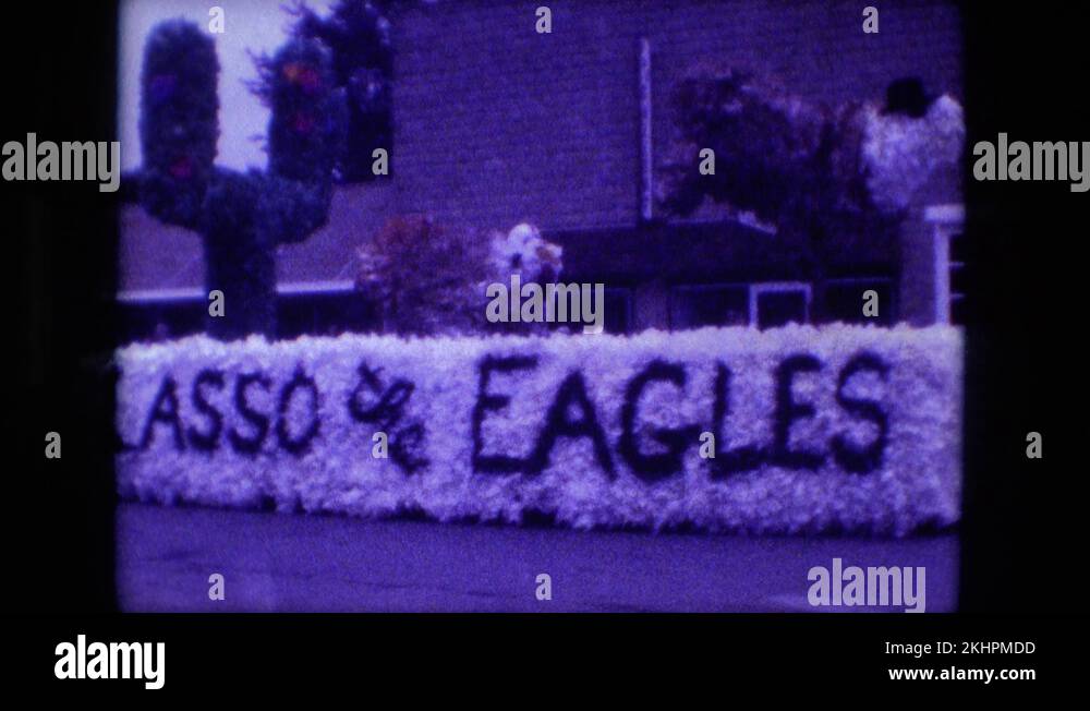 FORT WAYNE INDIANA-1976: Float Football Field Goal Car Mascots ...