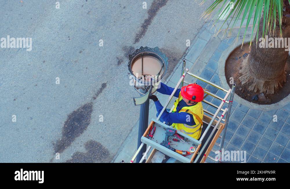 Worker man changing light Stock Videos & Footage - HD and 4K Video ...