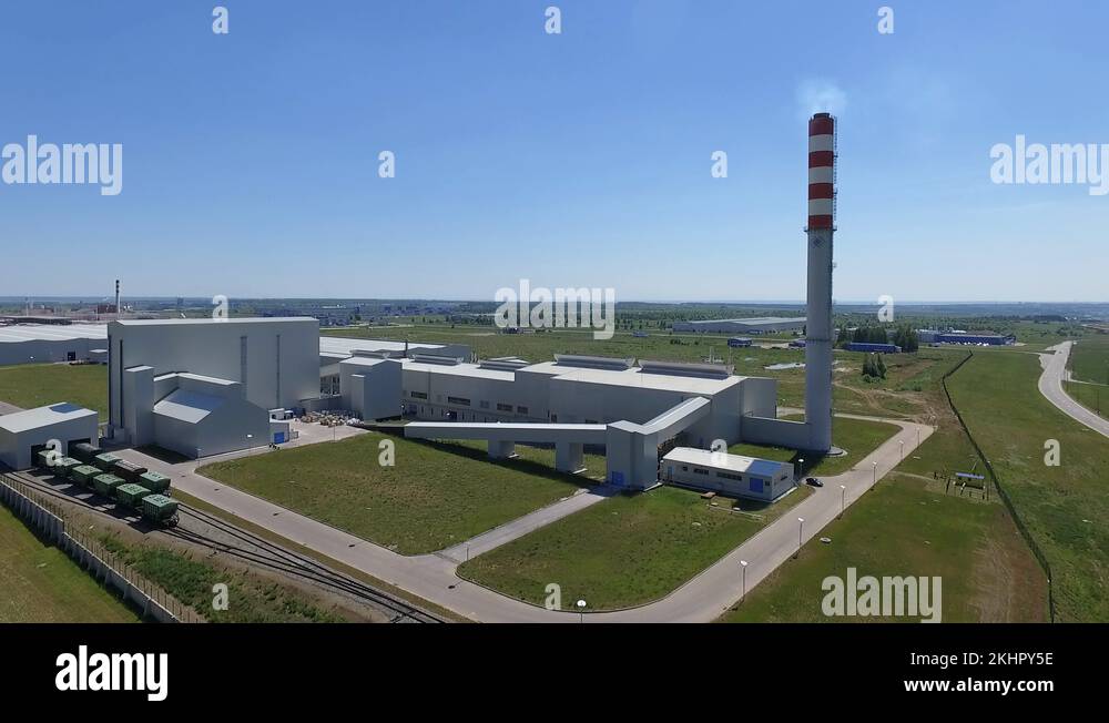 Factory chimney aerial Stock Videos & Footage - HD and 4K Video Clips ...