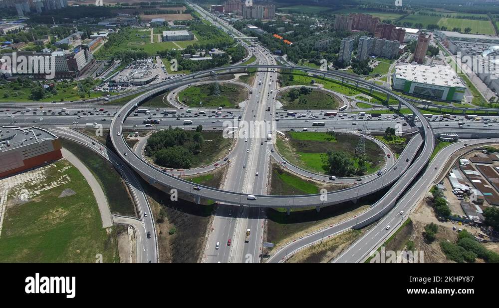 Cloverleaf intersection Stock Videos & Footage - HD and 4K Video Clips ...