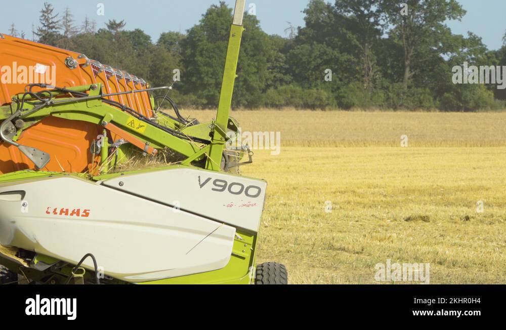 Close front view combine harvester Stock Videos & Footage - HD and 4K ...