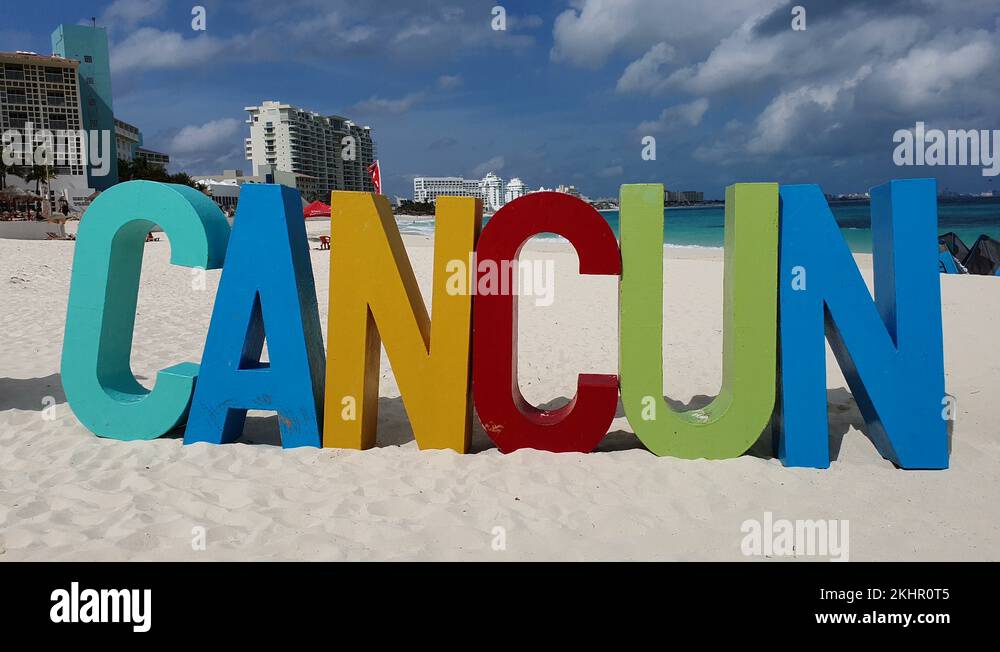 Cancun sign beach Stock Videos & Footage - HD and 4K Video Clips - Alamy