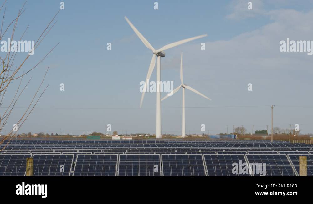 Solar wind farming Stock Videos & Footage - HD and 4K Video Clips - Alamy