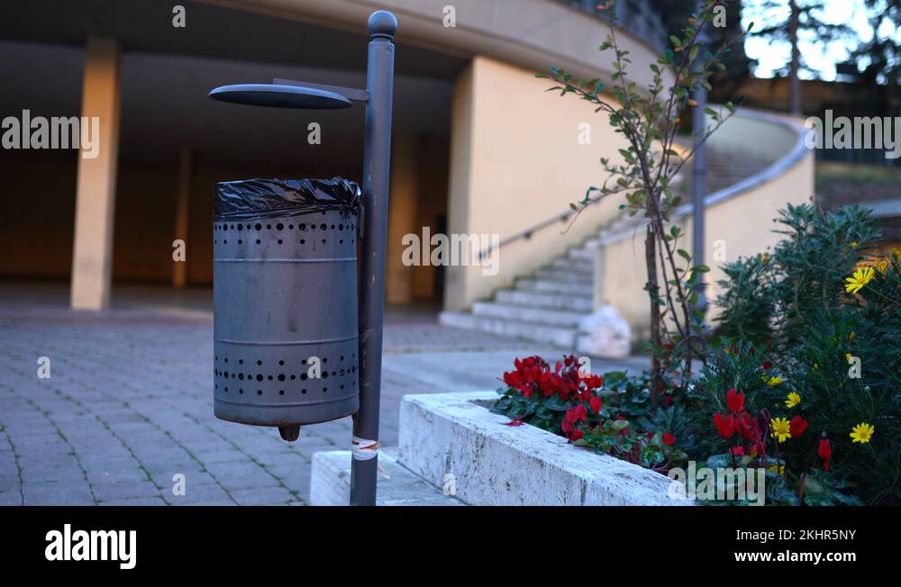 Clean metal trash bin Stock Videos & Footage - HD and 4K Video Clips ...