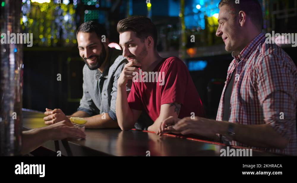 Men standing at bar counter Stock Videos & Footage - HD and 4K Video ...